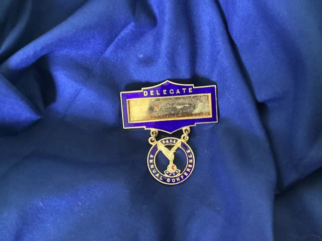 RAFA ANNUAL CONFERENCE Delegate Enamel Badge Raf Royal Air Force ...