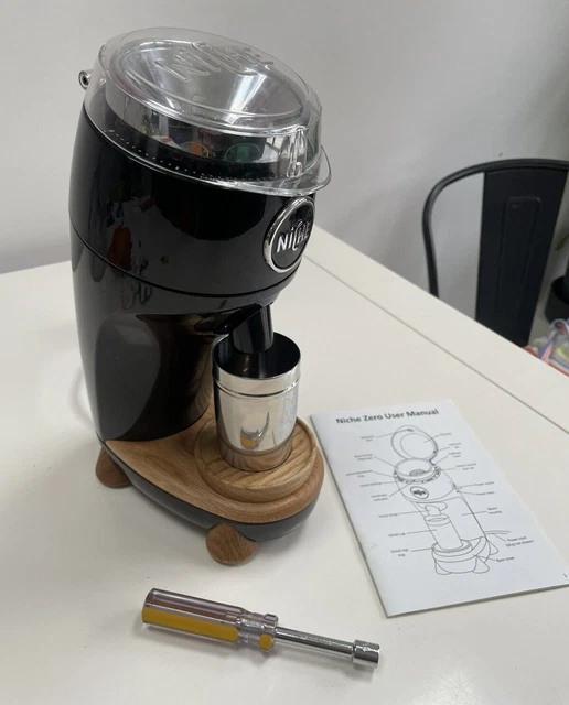 NICHE ZERO BLACK Single Dose Coffee Grinder - Midnight Black / UK £350. ...