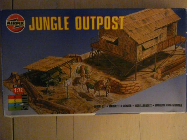 MAQUETTE DIORAMA 1/72 AIRFIX Ref 03382 Jungle Outpost EUR 39,90 ...