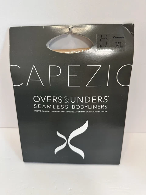 CAPEZIO SEAMLESS CAMISOLE Bodyliner Foundations Biege/Nude straps XL ...