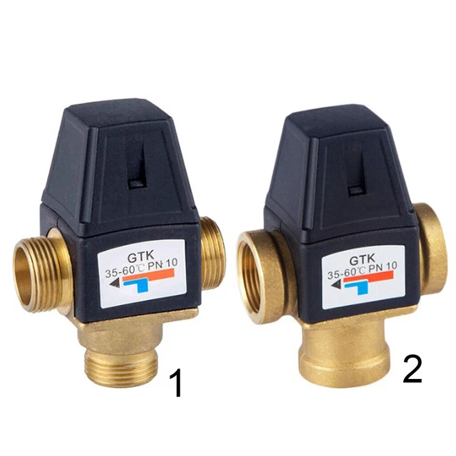 THERMOSTATIC MIXING VALVE Solar Mixer Valve Female & Male £34.47 ...