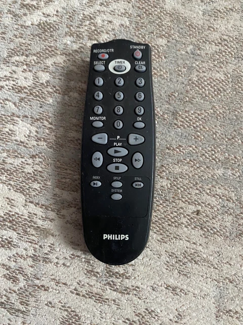 GENUINE PHILIPS RT172 VCR VHS Remote Control Handset - E1B3Y684D £6.36 ...
