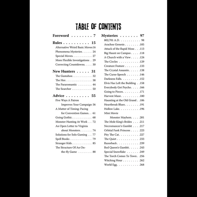 EVIL HAT: MONSTER of The Week: Tome of Mysteries - Hardcover RPG ...