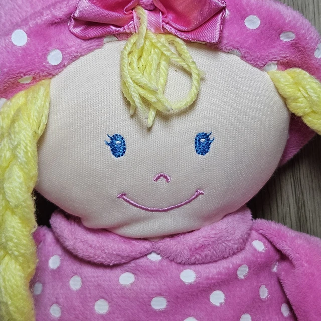 SAINSBURYS DOLLY PINK Rag Doll Soft Toy Cuddly teddy Stuffed Plush ...