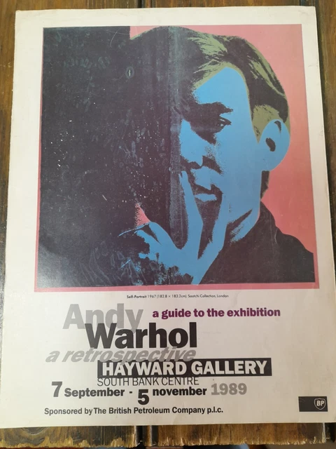 BROCHURE &ANDY WARHOL: a Retrospective" Hayward Gallery, 1989 £15.00 ...