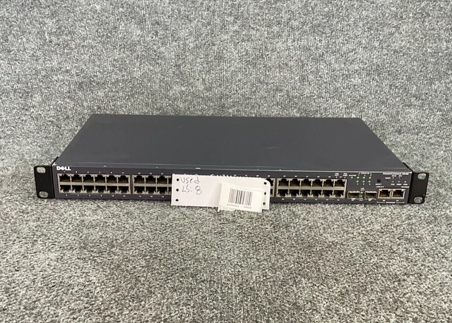 DELL POWERCONNECT 3448 🌐 Ethernet Switch 🖥️ 48-Port 10/100 Rack Black ...