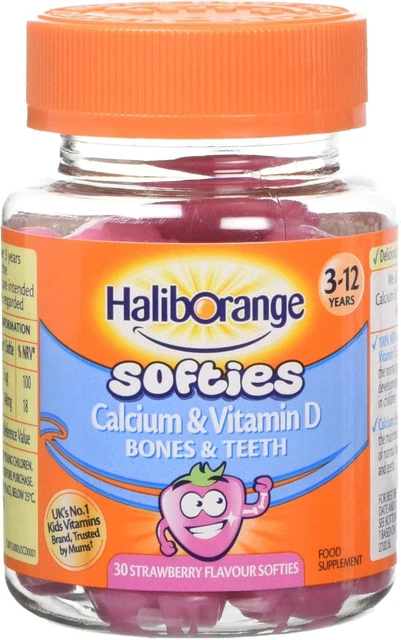 HALIBORANGE CALCIUM SOFTIES 30 pack 30 count (Pack of 1) £6.52 ...