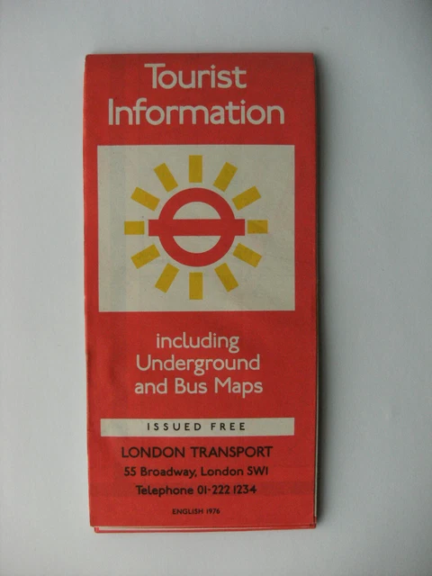 1976 LONDON TRANSPORT Tourist Information Bus Route Map (Shop Ref LC6 ...