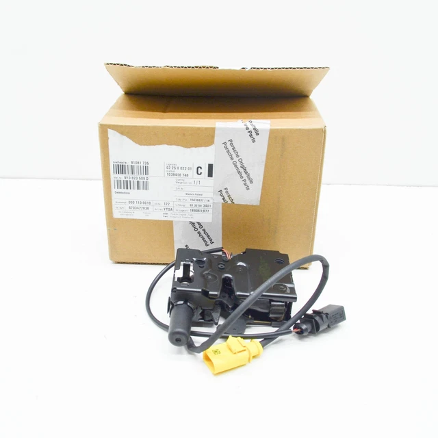 PORSCHE CAYENNE 9Y0 Front Bonnet Hood Lid Lock 9Y0823509F NEW GENUINE ...