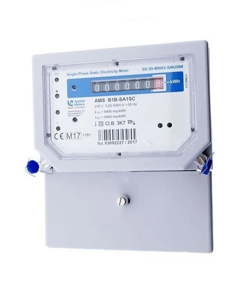 COMPTEUR SOUS-LECTEUR MESUREUR D'énergie Monophasé Statique AMS B1B-SA1SC PAO EUR 89,53 ...