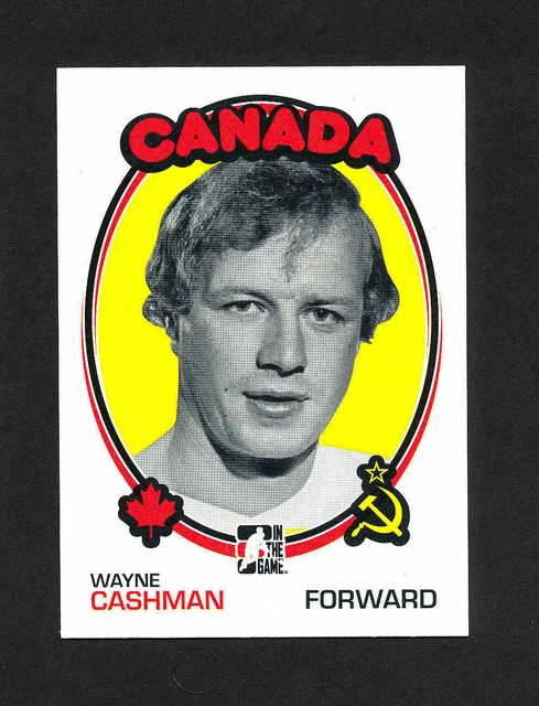 WAYNE CASHMAN 2009/10 09/10 ITG 1972 TEAM CANADA card #155 NMT BOSTON ...