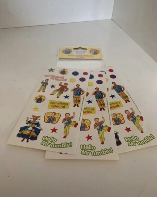 SOMETHING SPECIAL MR TUMBLE CBeebies - 60 Fun on Stickers on 3 Sheets ...