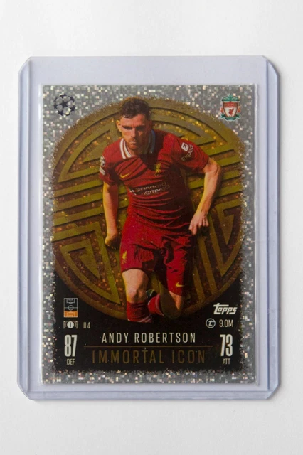 TOPPS MATCH ATTAX CL 24/25 Immortal Icon Andy Robertson II4 RAR TOPP ...