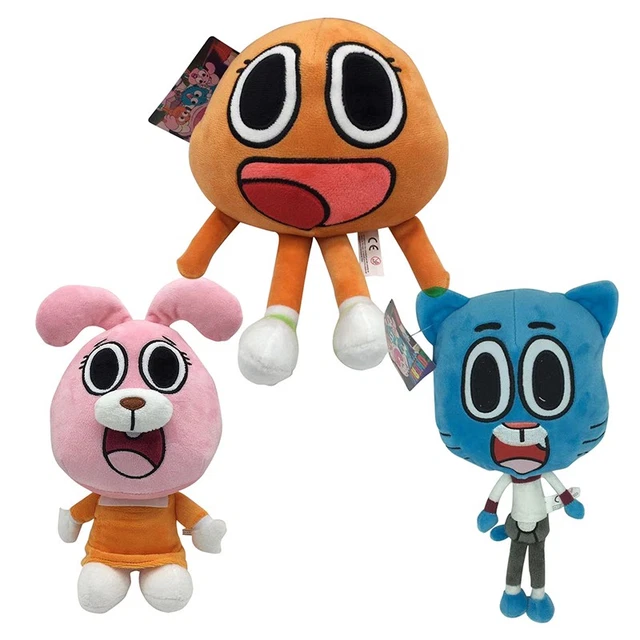 THE AMAZING WORLD of Gumball Gumball Darwin 25CM Soft Plush Toy Kids ...