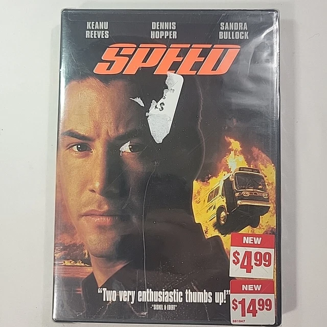 SPEED (DVD, 1998) Keanu Reeves Sandra Bullock SEALED NEW UNOPENED $6.95 ...