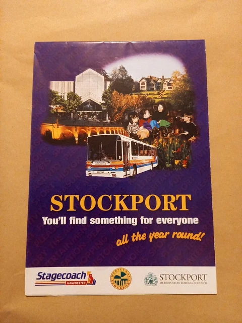 1997 STAGECOACH MANCHESTER Bus Route Map Guide £3.99 - PicClick UK