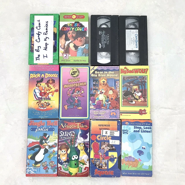 12 VTG CHILDREN’S VHS tape lot various kids shows Cult cartoons Big ...