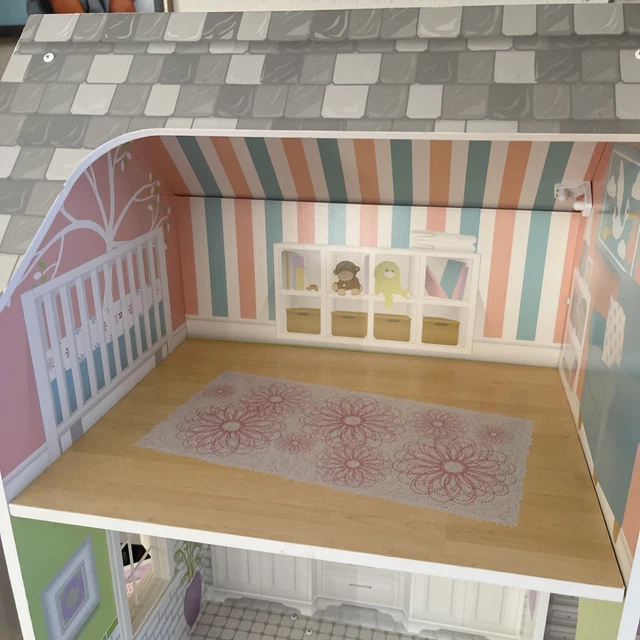 KIDKRAFT GRAND MANSION Wooden Dolls House with Furniture £0.91 ...