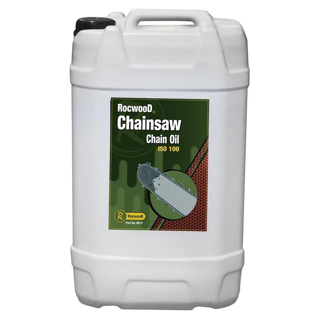 CHAINSAW CHAIN OIL Saw 25L Litres RocwooD For Guide Bar Pump All Makes ...