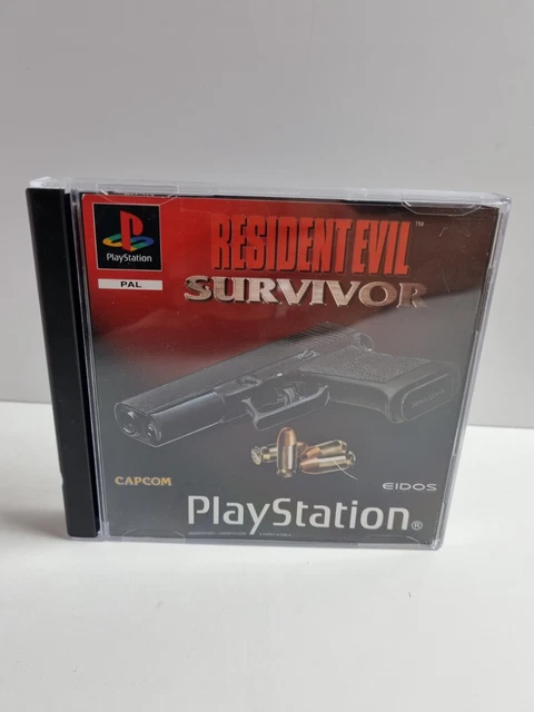 RESIDENT EVIL SURVIVOR PLAYSTATION 1 PS1 PAL CIB OVP all Inlays EUR 79,90 - PicClick FR