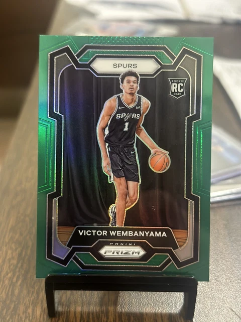 2023-2024 PANINI PRIZM Green Sp Victor Wembyama Nba Rookie Rc Spurs ...