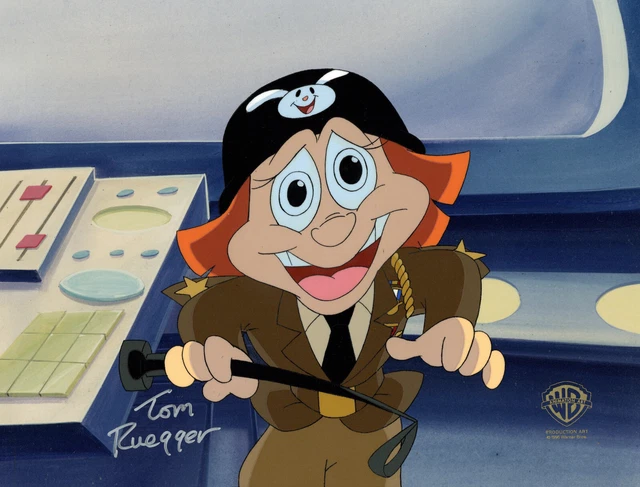 TINY TOONS ADVENTURES-ORIGINAL Cel-Elmyra Duff-Easter Special-Signed ...