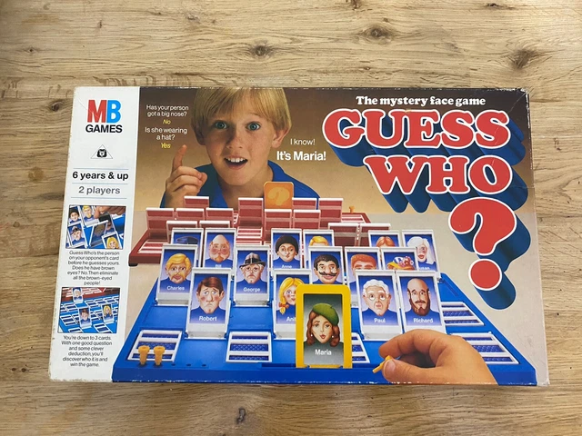 VINTAGE MB GAME guess who £14.49 - PicClick UK
