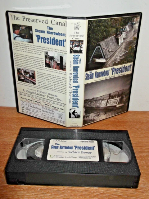 THE STEAM NARROWBOAT 'President' - The Preserved Canal - Vhs (Uk) Video ...