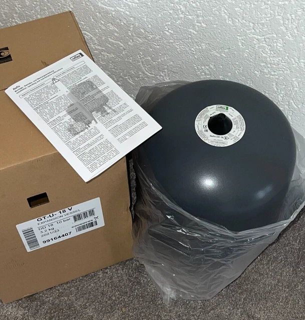 GRUNDFOS GT-U-18V MDB DD18 PN10 Expansion Vessel 99164407 Reflex Refix DD 18 Ltr EUR 95,00 ...