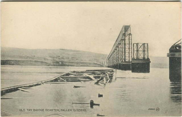 FALLEN GIRDERS, OLD TAY BRIDGE RAILWAY DISASTER, DUNDEE - Angus ...