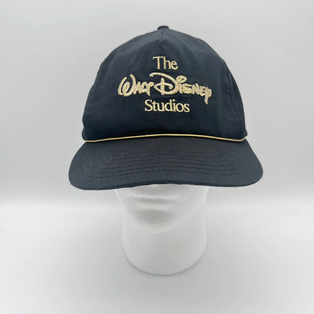 WALT DISNEY STUDIOS Hat Gold Rope Gold Embroidery Strap Back $12.99 ...