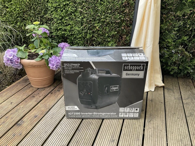 SCHEPPACH IGT2500 Inverter Benzin-Stromerzeuger Black Edition ...