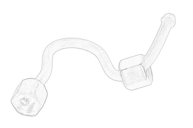 HIGH PRESSURE PIPE, injection system OE PEUGEOT 9840293680 $70.28 ...