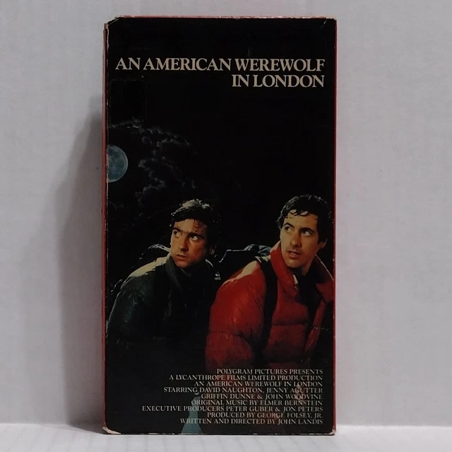 AN AMERICAN WEREWOLF in London VHS 1985 Vestron Video Horror Comedy £8. ...