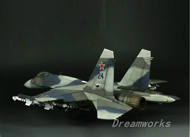 AWARD WINNER BUILT 1/32 Sukhoi SU-27 Flanker B +PE/Metal +Resin ...