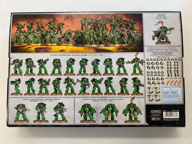 WARHAMMER 40K BATTLEFORCE Space Marines Salamanders Warforged Strike ...