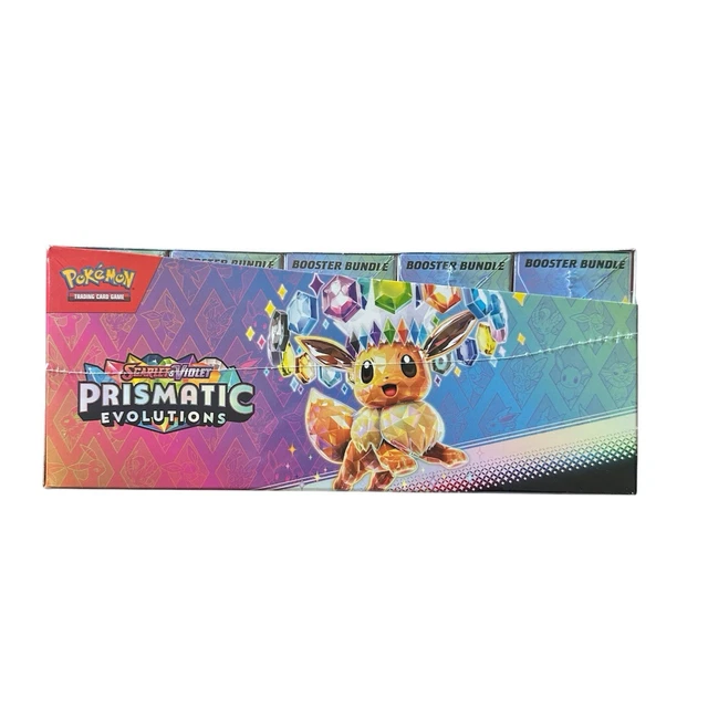10 POKÉMON TCG Scarlet & Violet Prismatic Evolutions Booster Bundles ...