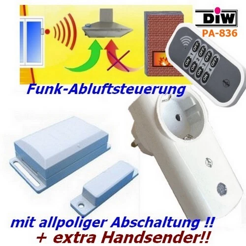 PA-836 WIRELESS EXHAUST Control 2-Pin Shutdown Intertechno Male ...