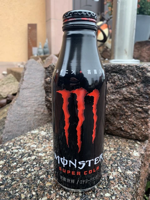 MONSTER ENERGY DRINK Monster Super Cola Bottle Aluminum Japan Full NEW ...