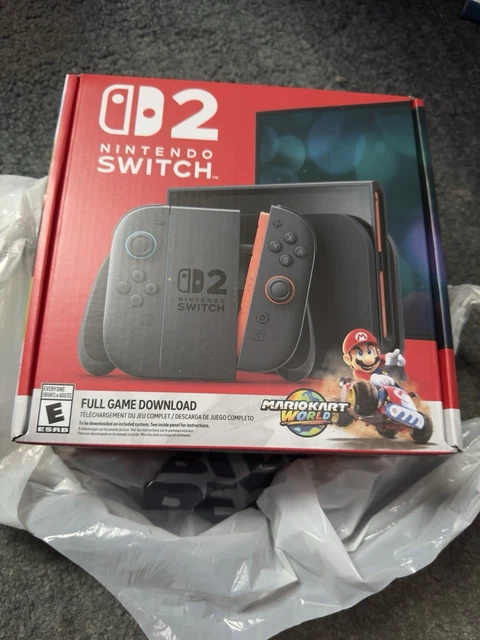 NINTENDO SWITCH 2 Console System Mario Kart World Bundle NEW SEALED ...