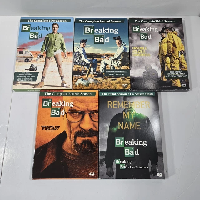 BREAKING BAD - Complete Series - Seasons 1-5 DVD $39.99 - PicClick CA