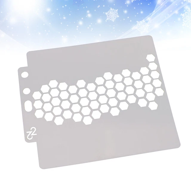 DRAWING PAINTING STENCILS Stainless Steel Stencil Draft Rulers £4.59 ...