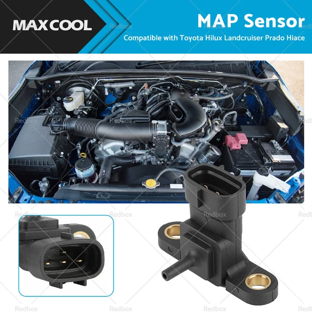 MAP SENSOR SUITABLE For Toyota Hilux KUN26R 3L 1KD-FTV KUN16R Hiace 2KD ...