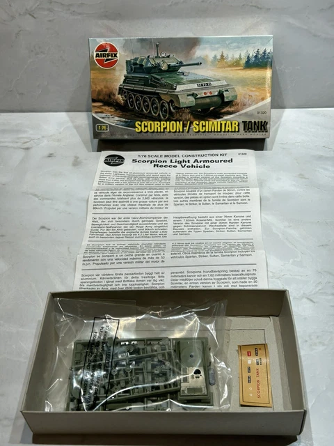 RARE AIRFIX 1:72 ScaleScorpion / Scimitar Tank - Model Kit Number 01320 ...