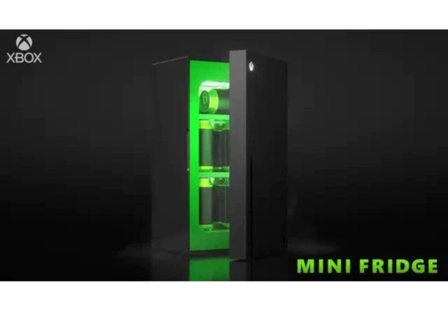 XBOX SERIES X Replica Mini Fridge Thermoelectric Drinks Cooler Black ...