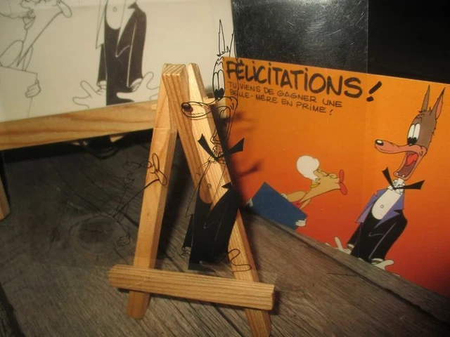 TEX AVERY, THE Wolf - original drawing + coloring + black film ...