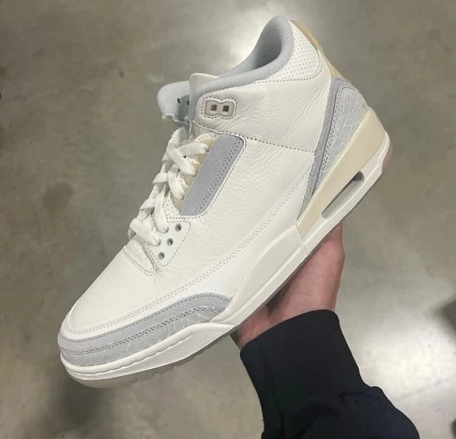 JORDAN 3 MID Ivory W - UK Size 11 £255.00 - PicClick UK