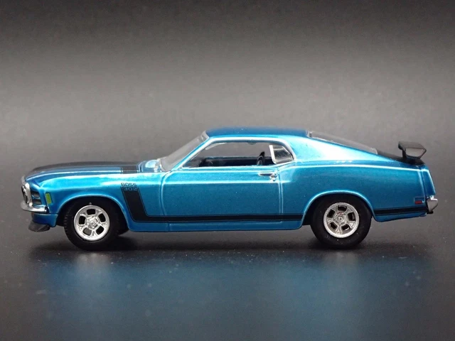 1970 70 FORD MUSTANG Fastback Boss 302 Rare 1:64 Miniature Diorama ...