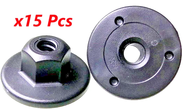 AUDI HEX HEAD Threaded Plastic Nut 10mm Undertray wheel Arch Clip x15 ...