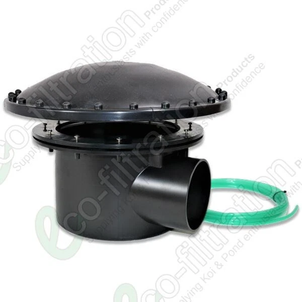 110MM/4” BOTTOM DRAIN Rubber Air Diffuser Koi Fish Pond Pump Filter ...